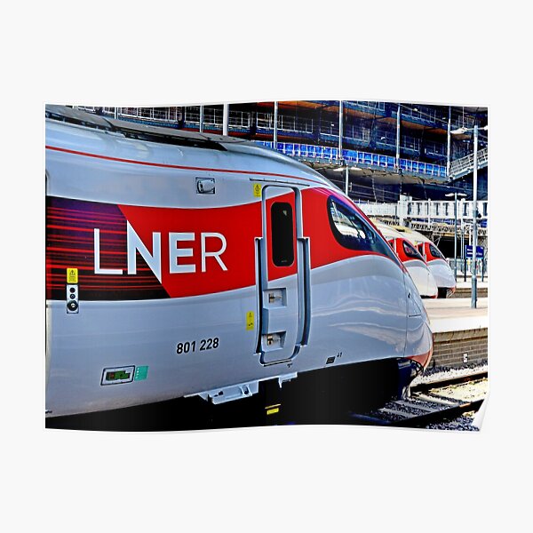 "LNER Azuma 801 high speed trains at King's Cross Station" Poster by ...