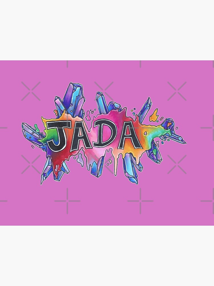 "Jada Name Art" Poster for Sale by AvalonUnmuzzled | Redbubble