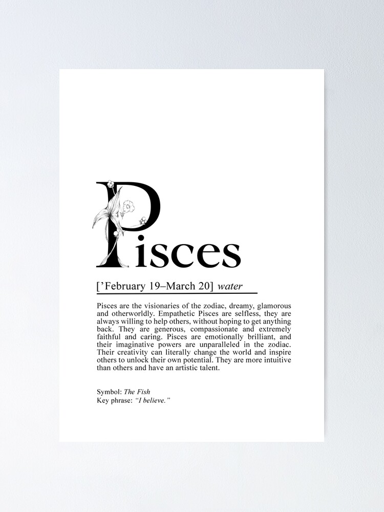 "Pisces Zodiac Sign gifts, Astrology gifts, Pisces Horoscope, Pisces ...