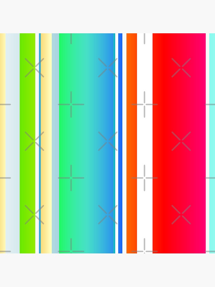 "red blue green lines | red blue green color scheme" Sticker for Sale ...