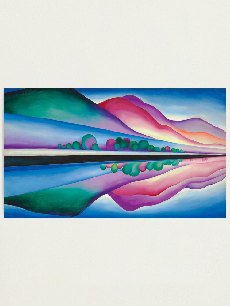"Georgia O'Keeffe - Lake George Reflection, 1921-1922 | Lake George ...