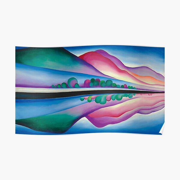 "Georgia O'Keeffe - Lake George Reflection, 1921-1922 | Lake George ...