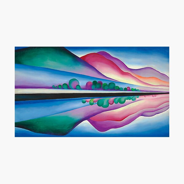 "Georgia O'Keeffe - Lake George Reflection, 1921-1922 | Lake George ...