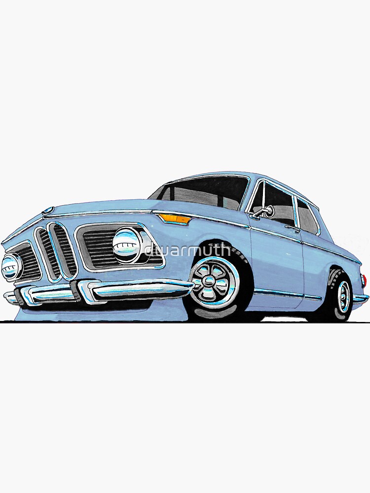 "Bavarian Hellblaues Auto" Sticker for Sale by dwarmuth | Redbubble