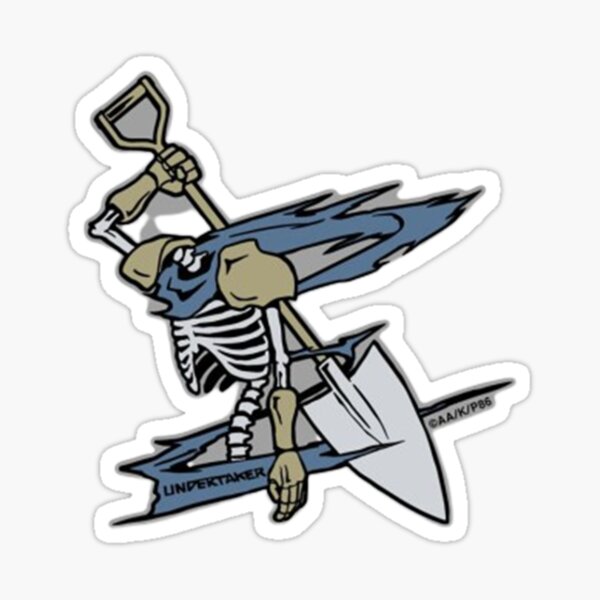 "Eighty six (86) Undertaker" Sticker by Bensaltana | Redbubble
