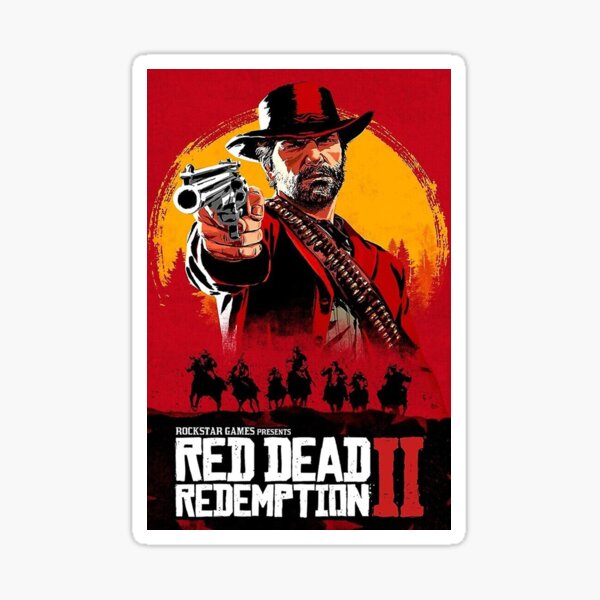 "Arthur Morgan Gunslinger" Sticker by simpsonca | Redbubble