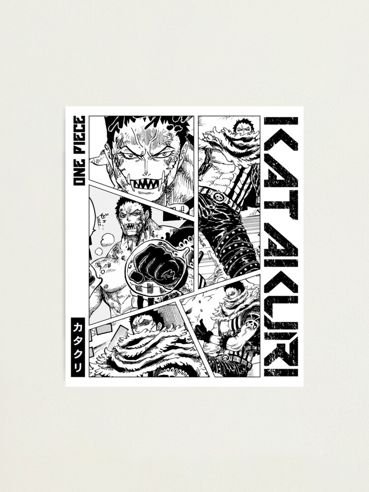 "Katakuri Manga Panel - Black and white version" Photographic Print for ...