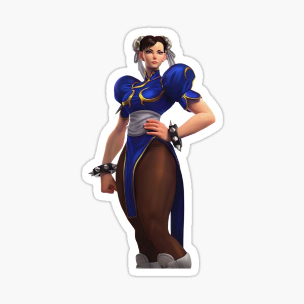 "Chun li" Sticker for Sale by Shivshambhuu | Redbubble