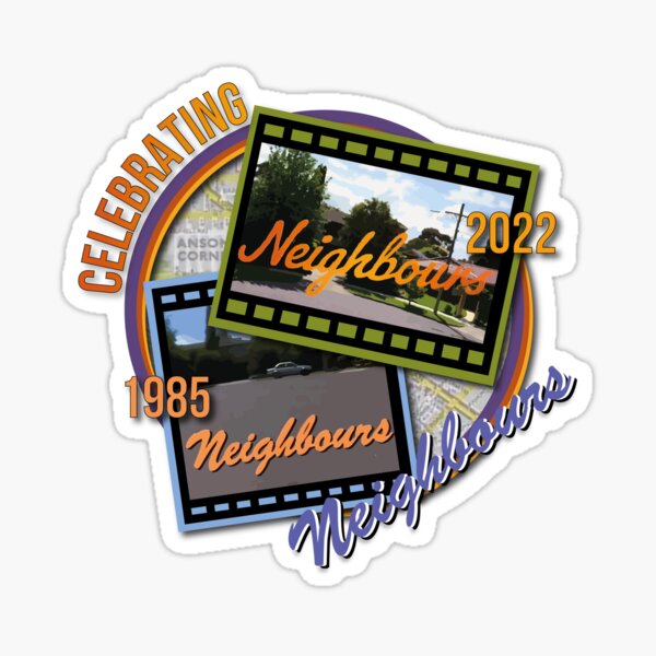 "Celebrating Neighbours" Sticker by GoodNeighbours | Redbubble