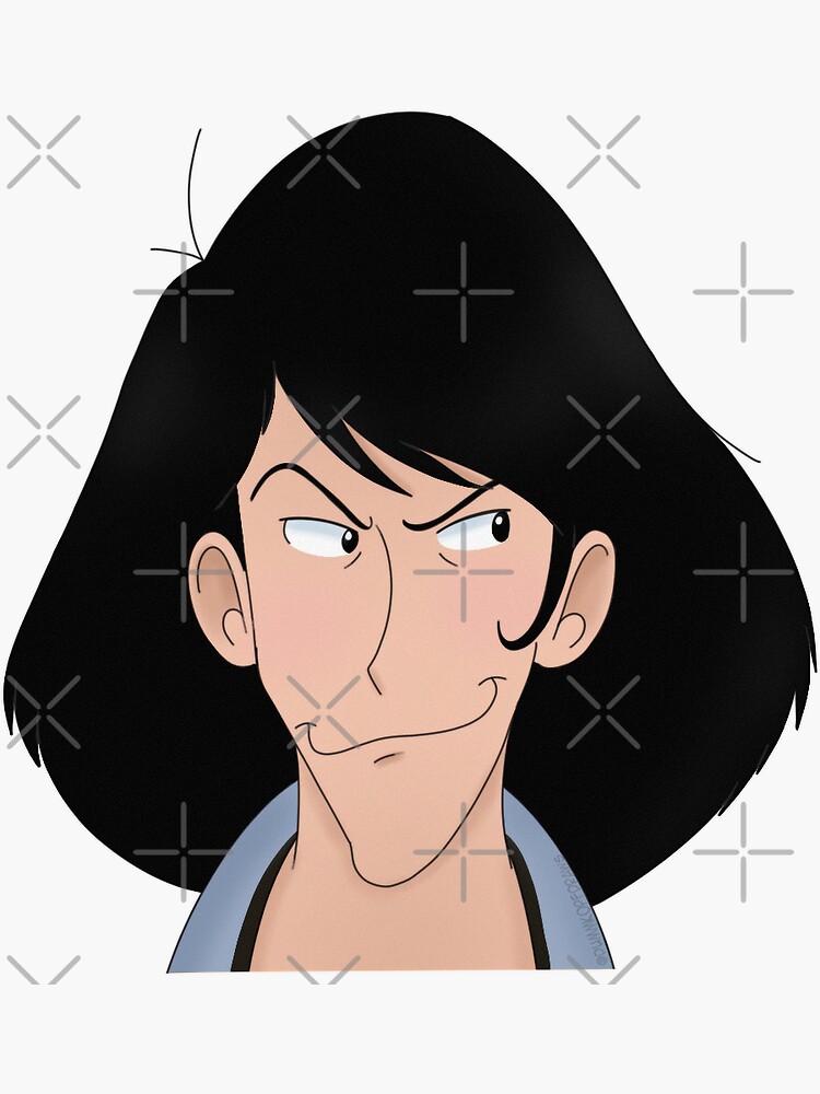 "Cartoony Goemon" Sticker for Sale by thedummkopfshop | Redbubble