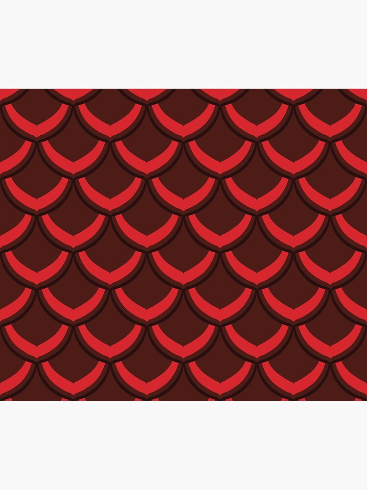 "Red Dragon Scales" Poster for Sale by TheNapCat | Redbubble