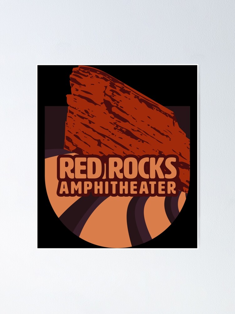 "Red Rocks Amphitheater " Poster for Sale by yleefische | Redbubble