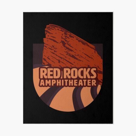 "Red Rocks Amphitheater " Art Board Print by yleefische | Redbubble
