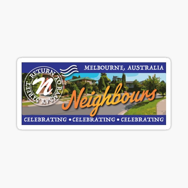 "Neighbours" Sticker for Sale by GoodNeighbours | Redbubble
