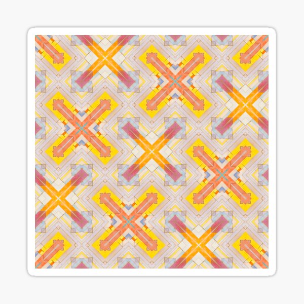 "Yellow and white Pastel Color Seamless Cross Repeating Pattern ...