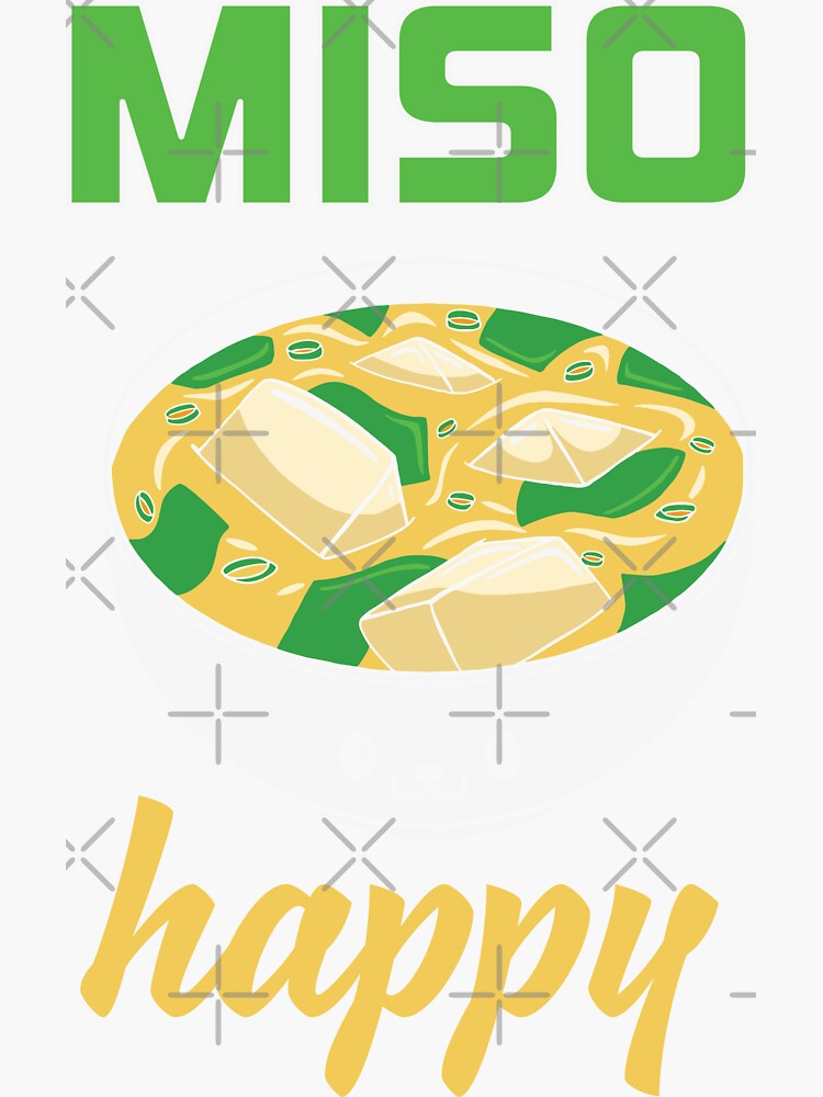 "Miso" Sticker for Sale by Mirakipulart | Redbubble