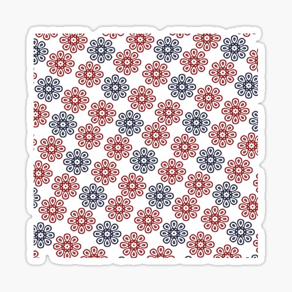 " basic Islamic roses pattern" Sticker by Mayelshehawy | Redbubble