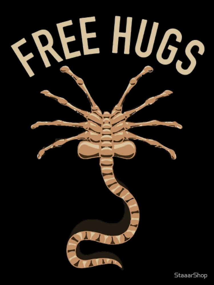 "Alien Xenomorph Free Hugs" Poster for Sale by StaaarShop | Redbubble
