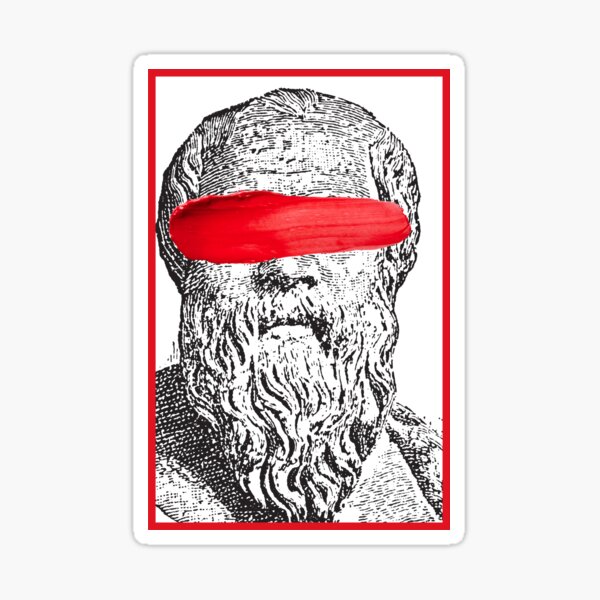 "socrates" Sticker for Sale by BC2718 | Redbubble