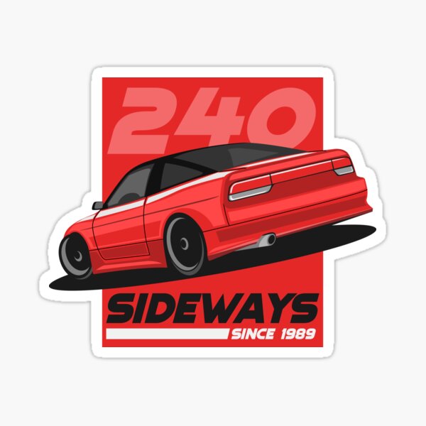 "Nissan 240" Sticker for Sale by JDM-King | Redbubble