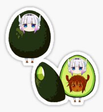 Miss Kobayashis Dragon Maid: Stickers | Redbubble