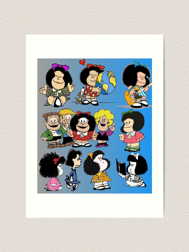 "Mafalda pattern, Mafalda quino comics, Mafalda personajes, humoriste ...