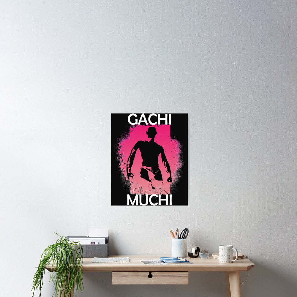 "Gachi muchi GachiMan Classic" Poster by tiepnan | Redbubble