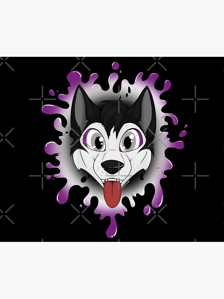 "Lively Ace Husky" Poster for Sale by LoonyLeandra | Redbubble
