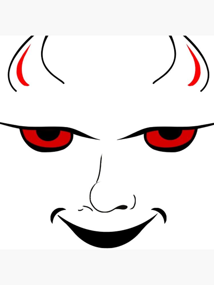 "Smiling Devil Face" Poster for Sale by luckybashyal07 | Redbubble