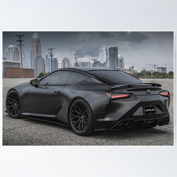 "Black LC 500" Poster for Sale by Mark Albano | Redbubble