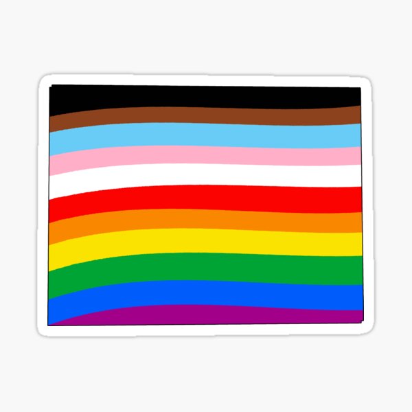 "Colorado Inclusive Pride" Sticker by Gayesthetic | Redbubble