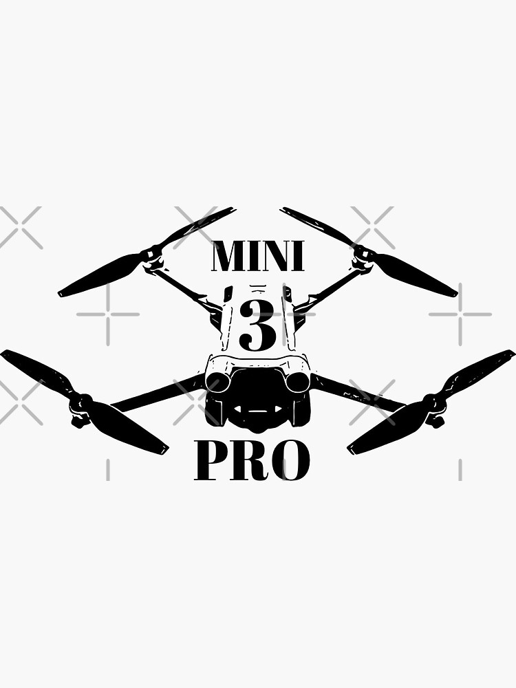 "Mini 3 Pro" Sticker for Sale by ptNB | Redbubble