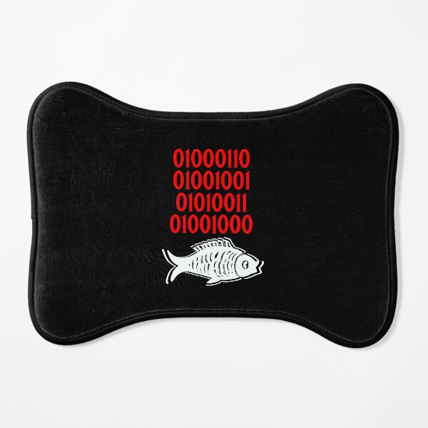 "FISH in Binary Code Numbers - Fish" Pet Mat for Sale by ALesterDesign ...