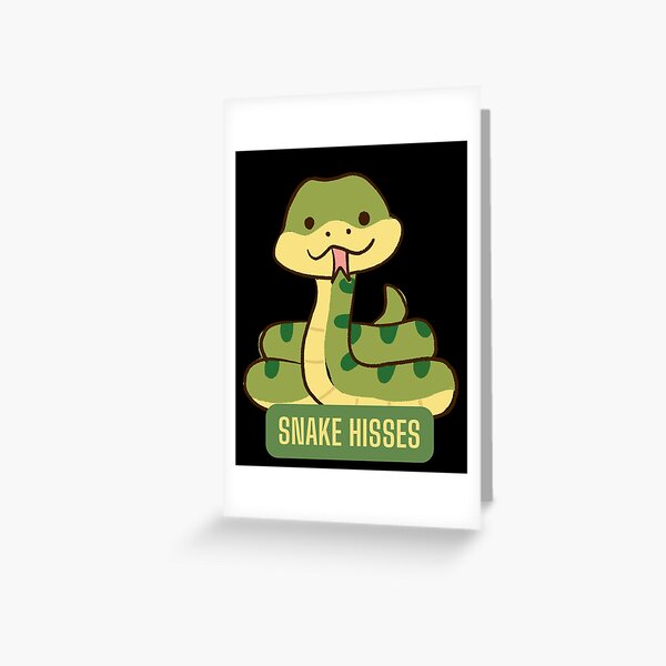 "Snakes Hiss Animal Sounds Jungle Theme Party School Learning" Greeting ...