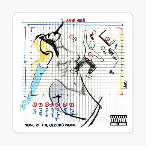 "Amir Obè Album Cover" Sticker by TheSouthWind | Redbubble