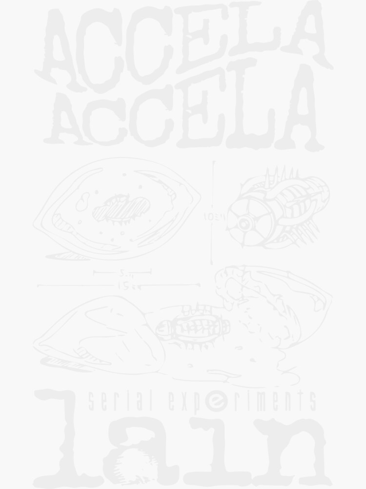 "Accela | Serial Experiments Lain" Sticker by netstat | Redbubble
