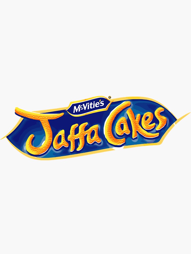 Jaffa Cakes Vector Sticker By Jonberman Redbubble