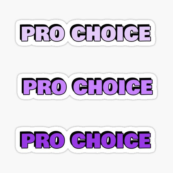 "Pro Choice purple stickerpack - Abortion rights sticker pack" Sticker ...