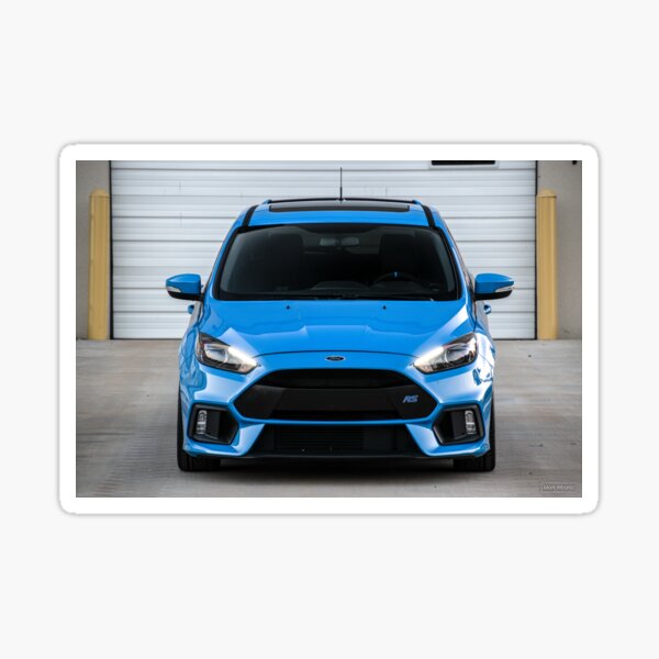 "Ford Focus RS" Sticker by flowgraphix | Redbubble