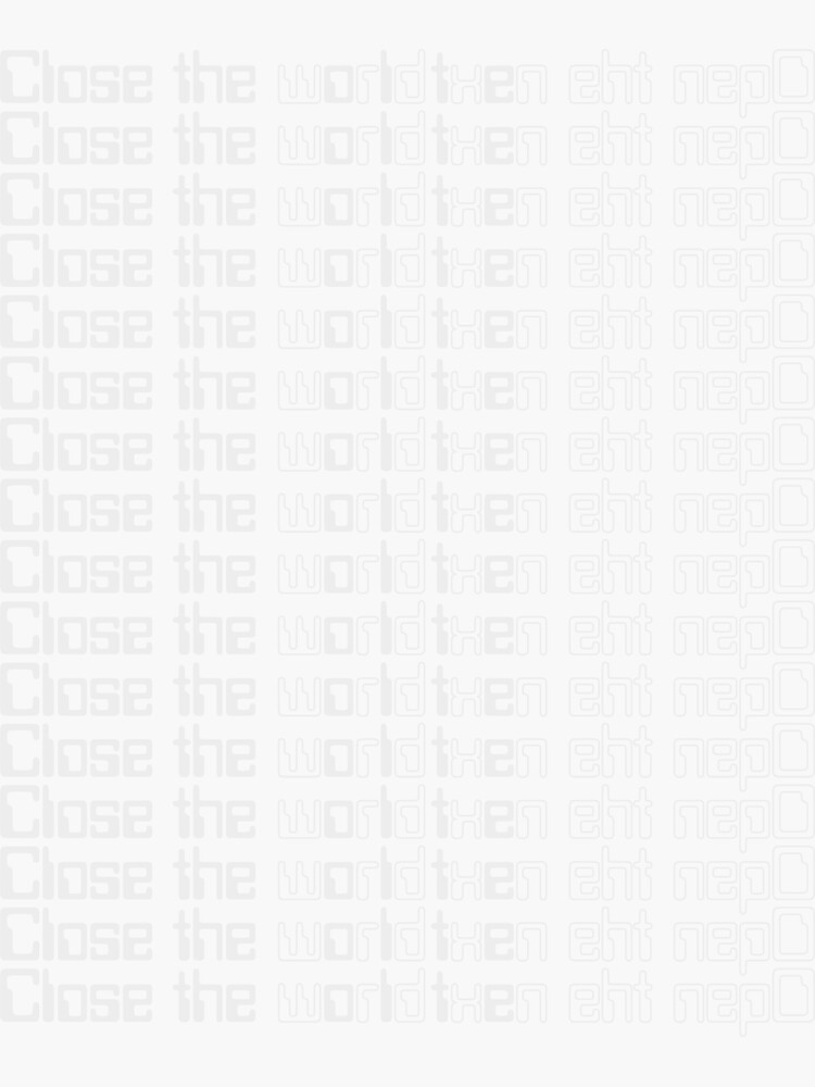 "Close the World Open the next | Serial Experiments Lain" Sticker by ...