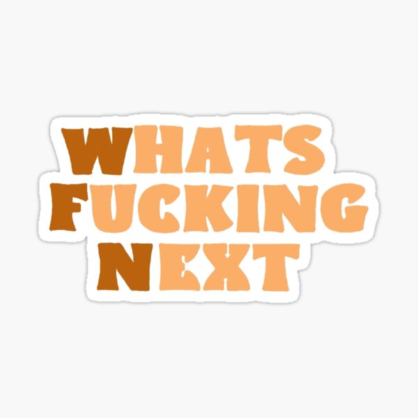 "WFN logo" Sticker for Sale by whatsfnext | Redbubble