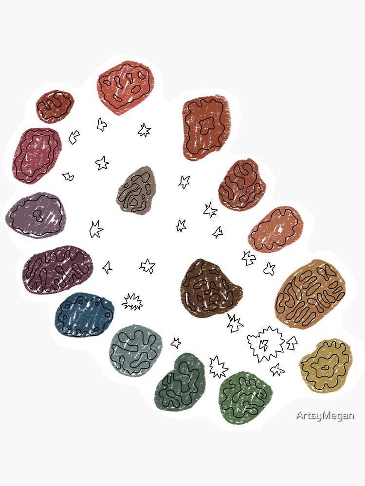 "Amoeba" Sticker for Sale by ArtsyMegan | Redbubble