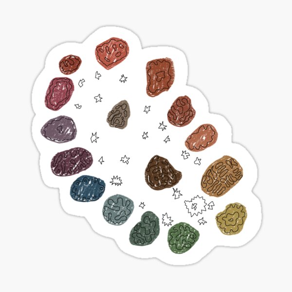 "Amoeba" Sticker for Sale by ArtsyMegan | Redbubble