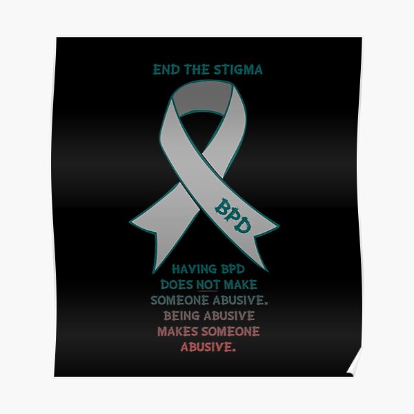 "Borderline Personality Disorder, BPD, Mental Health Awareness, End the ...