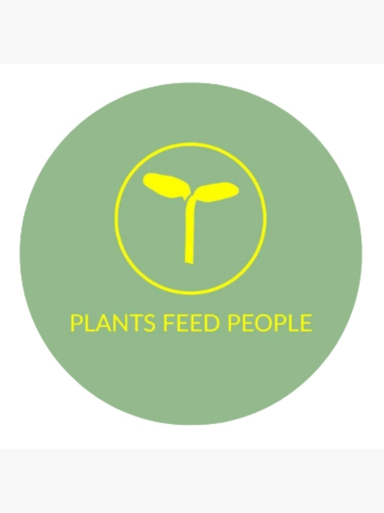 Póster «LAS PLANTAS ALIMENTAN A LAS PERSONAS» de PlantsPeople | Redbubble