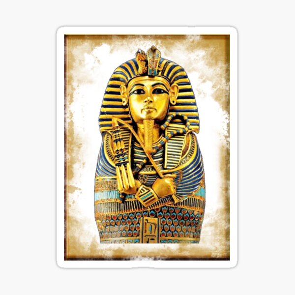 "Tutankhamun , Tut" Sticker by Heba44 | Redbubble