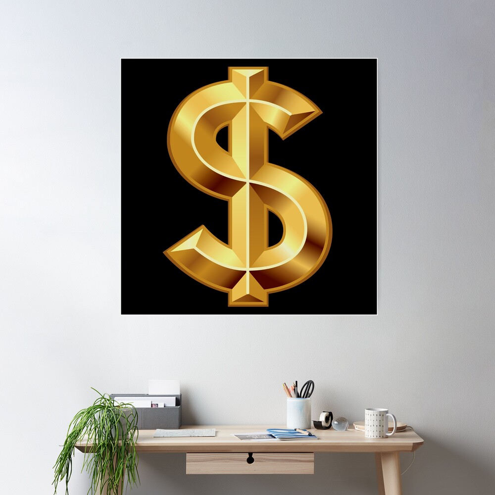 Dollar Sign Wall Art