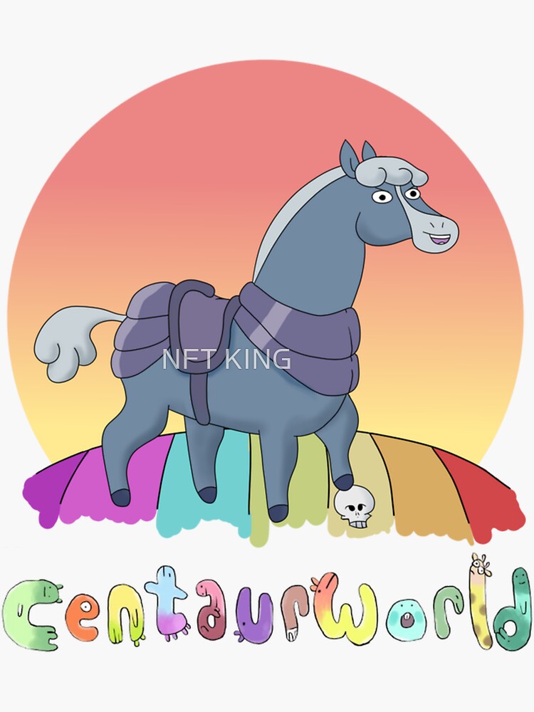 "Centaurworld" Sticker by Talk-C | Redbubble