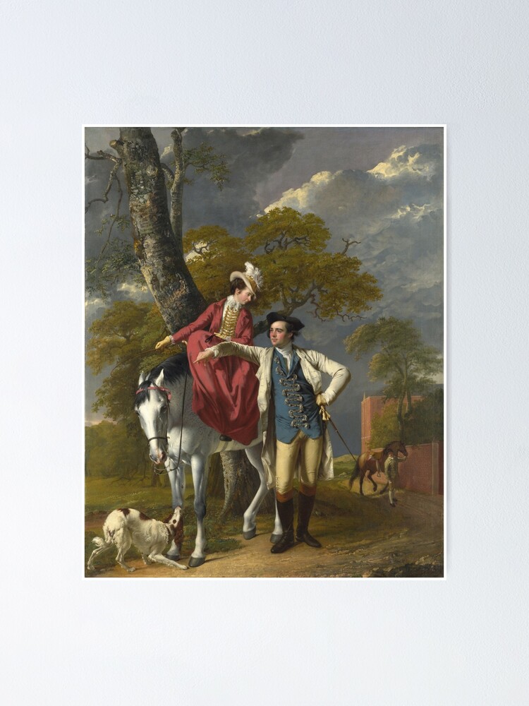 "Joseph Wright of Derby - Mr And Mrs Thomas Coltman" Poster by ...