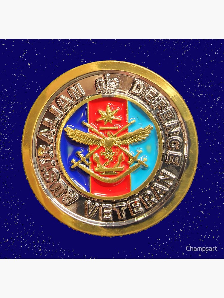 "Australian Defence Veteran " Art Print for Sale by Champsart | Redbubble